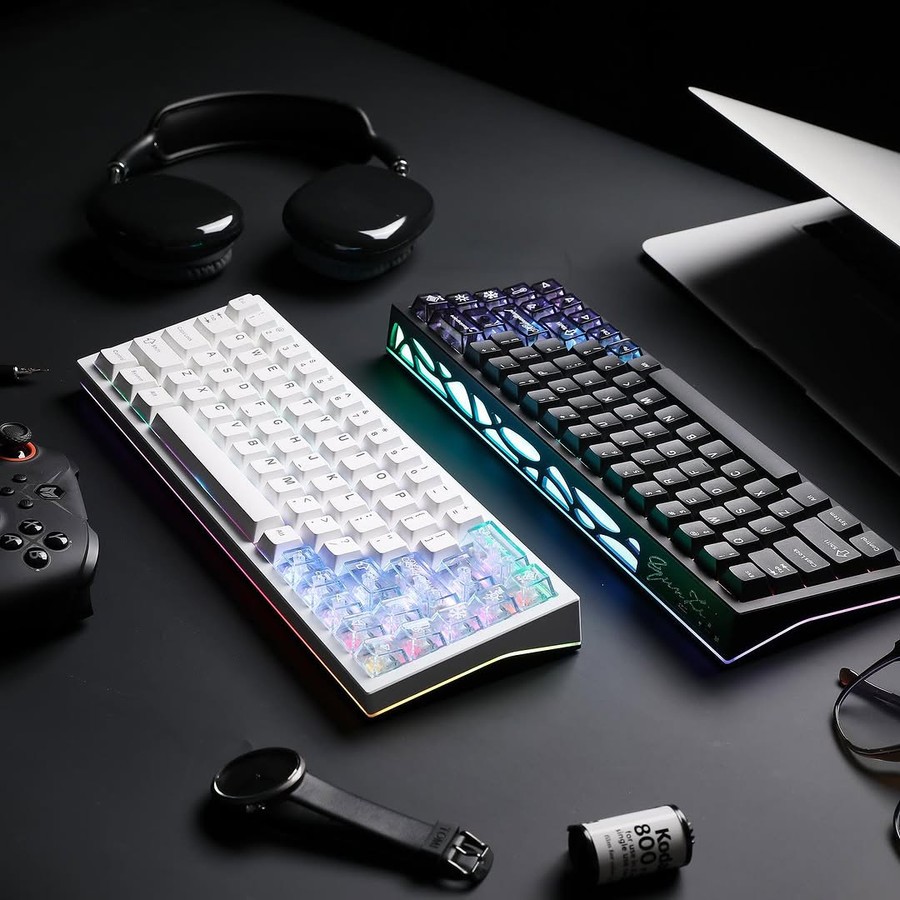 Yunzii AL65 / AL-65 Custom Hollow Wireless Mechanical Keyboard With QMK ...