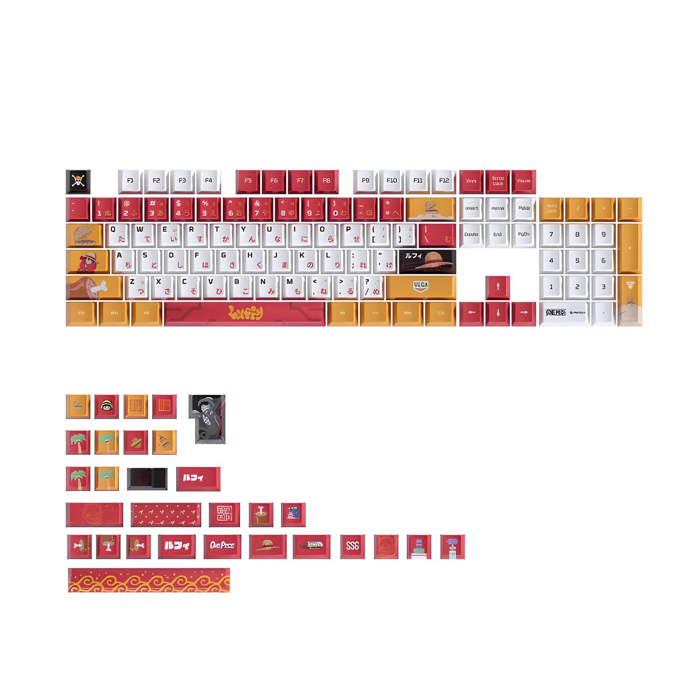 FANTECH x ONEPIECE EXCLUSIVE COLLABORATION EGGHEAD Keycaps ACK03 One ...