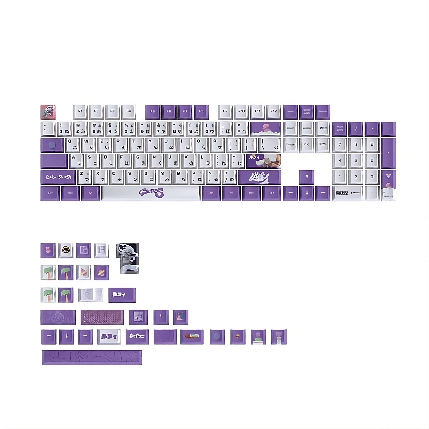 FANTECH x ONEPIECE EXCLUSIVE COLLABORATION EGGHEAD Keycaps ACK03 One ...