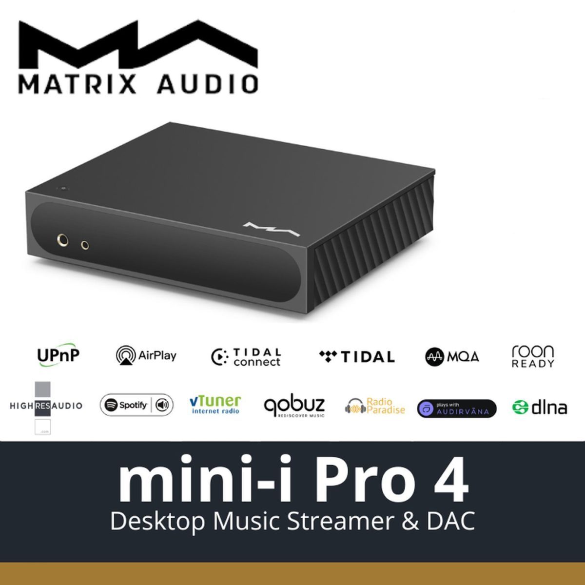 MATRIX AUDIO MINI-I PRO 4 Desktop Music Streamer & DAC Original ...